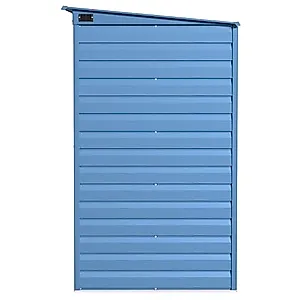 Arrow Sheds 6' x 4' Outdoor Steel Storage Shed, Blue