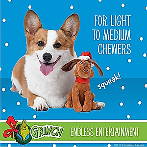 Dr. Seuss for Pets The Grinch Max Rope Limb Pull Dog Toy | The Grinch Plush Dog Rope Toy from Dr Seuss Collection | Large Squeaky Tug of War Dog Toy Dog Christmas Toys, 12 Inch, (FF18348)