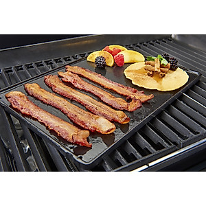 GrillPro 91212 Universal Cast Iron Griddle, 13-Inches X 9.25-Inches, Black