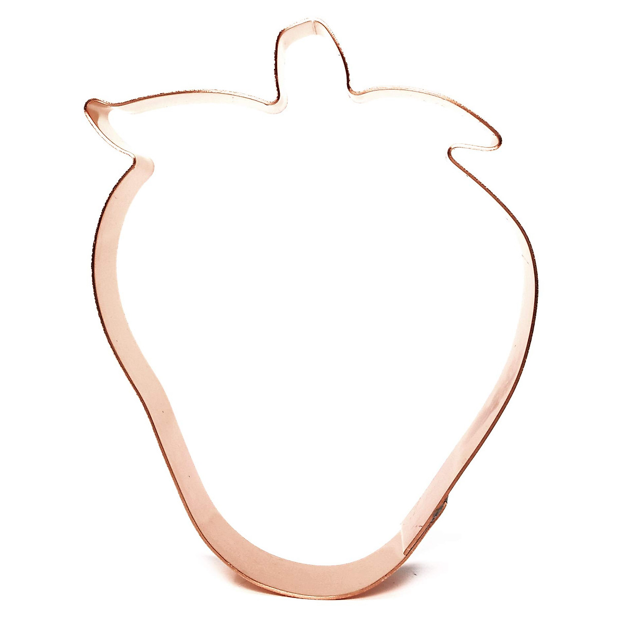 4 Inch Strawberry Fruit Copper Cookie Cutter