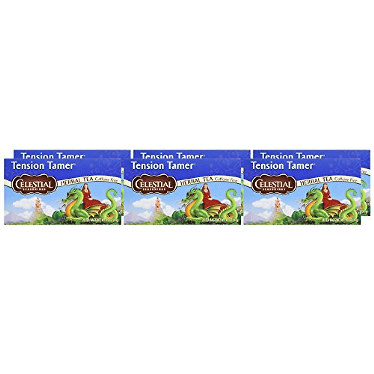 Celestial Seasonings Tension Tamer Tea Bags - 20 ct - 6 pk