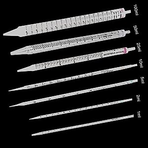 Adamas-Beta Serological Pipette,5mL Capacity,Standard Tip,Blue Striped,Individually Wrapped(Case of 50)