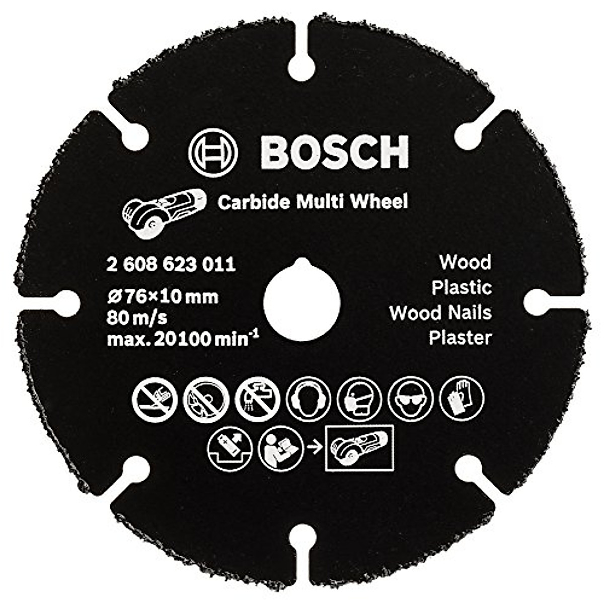 Bosch 2608623011 3" Cutting disc "Multiwheel" of tungsten carbide