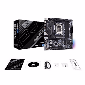 ASRock B660M Pro RS Intel B660 Series CPU (LGA1700) 32 GB Compatible B660M MicroATX Motherboard