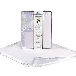 White COMFORT SILKIE Security Blanket ~ The Original. The Best. Award Winning.
