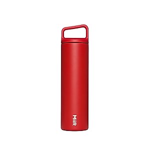 MiiR, Wide Mouth Water Bottle, Vacuum Insulated, Leakproof, Stainless Steel Construction, Canyon Red, 20 Oz