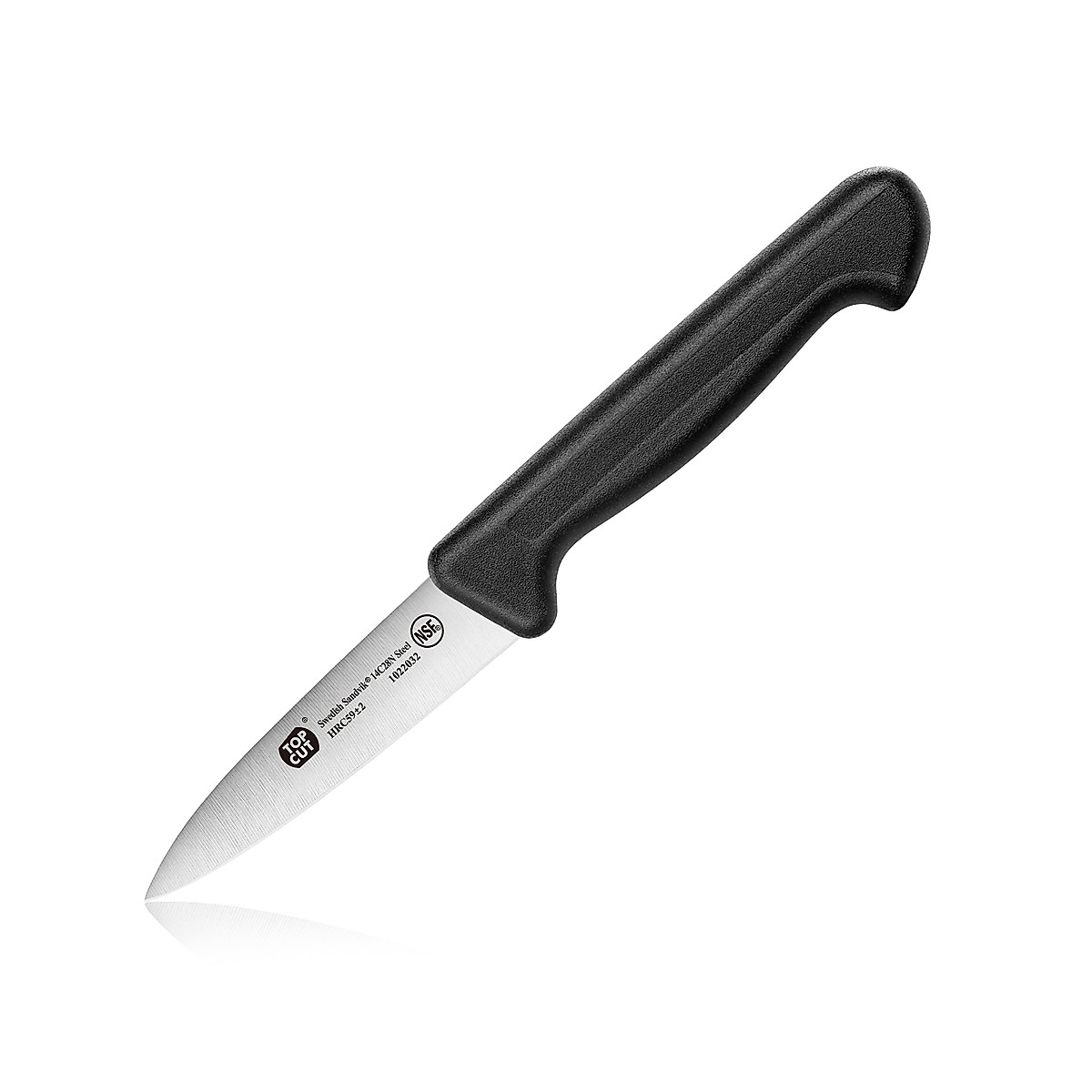 Top Cut by Cangshan | P2 Series 1022032 Swedish Sandvik 14C28N Steel Paring Knife, 3.5-Inch