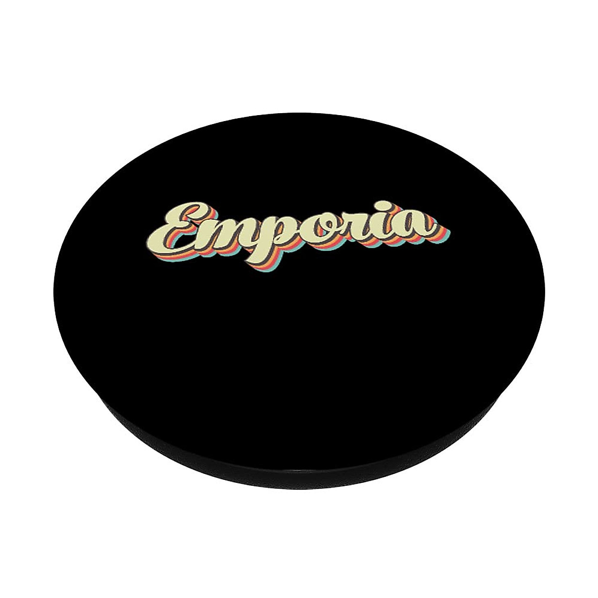 Emporia TShirt Retro Art Baseball Font Vintage PopSockets Swappable PopGrip