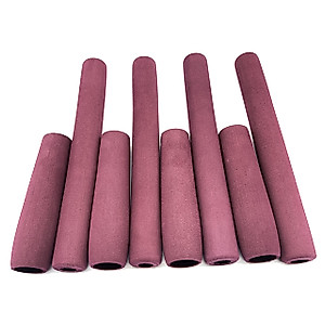 EVA Foam Grips for Fishing Rods, Select Your Size and Color Maroon 8 Pack 9.875 and 5.5 Varies