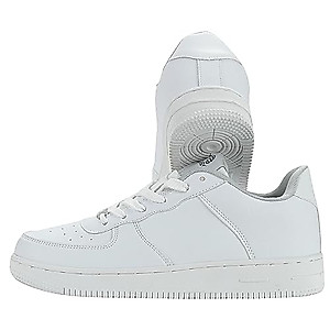 Unisex-Adult Basketball Shoe White