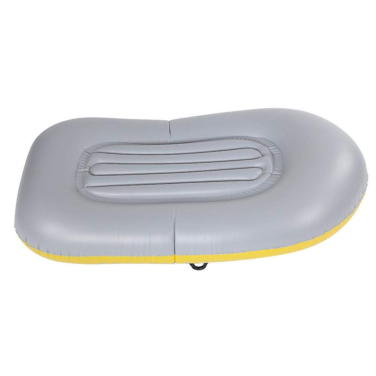 Wbestexercises Inflatable Boat with Two Paddle Mounts, 1 Person PVC Thicken Inflatable Kayak Canoe Rowing Air Boat Fishing Drifting Diving, Yellow