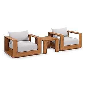 Modway Tahoe Outdoor Furniture, Natural Light Gray