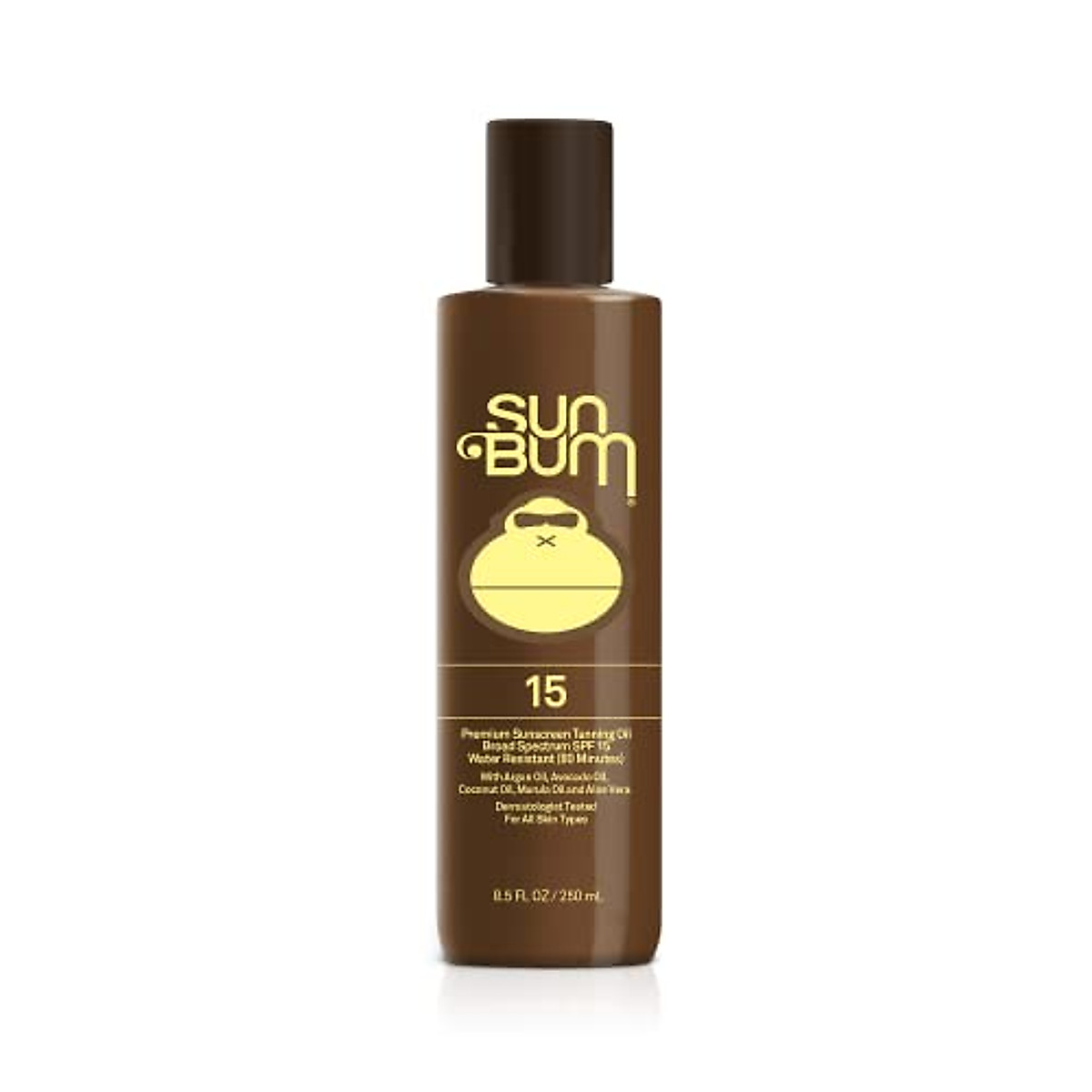 Sun Bum SPF 15 Browning Lotion | Vegan and Reef Friendly (Octinoxate & Oxybenzone Free) Broad Spectrum Moisturizing UVA/UVB Sunscreen Tanning Lotion with Vitamin E | 8.5 oz