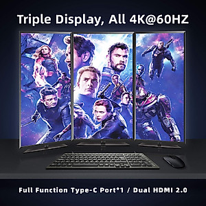 AWOW Mini PC Intel J4125, 8GB LPDDR4 128GB M.2 SSD Mini Desktop Computer Windows 11 Pro, Support 4K Triple Display/Dual WiFi/HDMIx 2/Gigabit Ethernet/BT 4.2, Mini Computer for Business/Home/Office