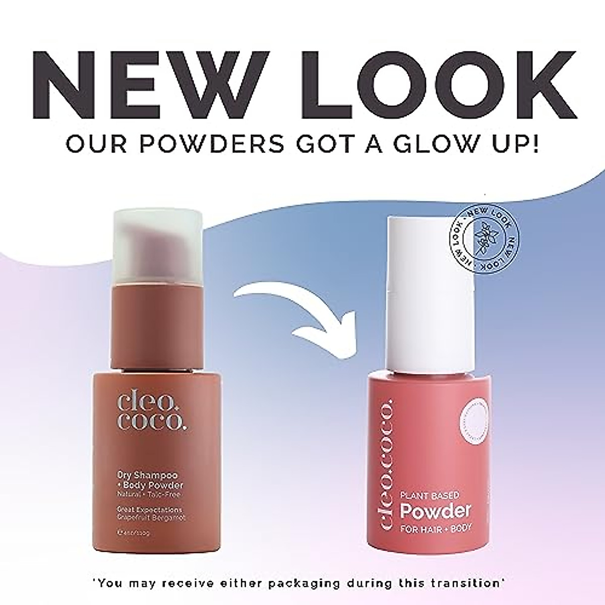 Cleo+Coco - Natural Dry Shampoo Powder - For Body & Hair - For Women - Absorb Odor & Sweat - Essential Oils & Arrowroot Powder - Free of Talc & Parabens - PCR - Made in USA - Grapefruit Bergamot - 4oz