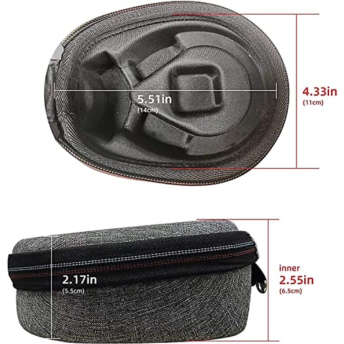 Hard Case for Shokz OpenRun Pro/OpenMove/OpenSwim, Headphone Case Work with AfterShokz Aeropex/Trekz Air/Titanium Mini/Trekz Titanium/Xtrainerz/OpenComm/OpenMove Bone Conduction Headphones (Box Only)