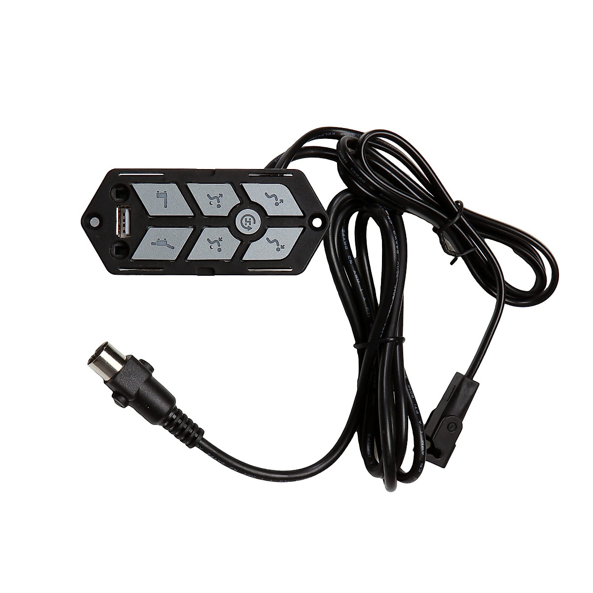 Uetmulik Power Recliner Lift Chair Emomo 7 Button 5 Pin Hand Control Model TRG Replacement with USB