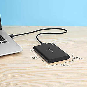 ACASIS 2.5" 160GB Portable External Hard Drive USB3.0 Hard Disk Storage Devices for PC,Laptop,(Black)