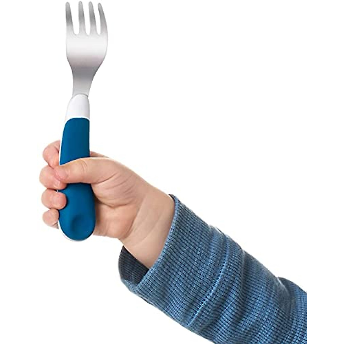 OXO Tot Training Fork and Spoon Set, Teal/Navy (2 Pack) …