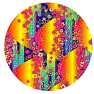 KUDOS.JP Envelope Seals Japanese Pattern Round Stickers - Gift Packing Decorative Label 48 Pcs (Cherry Blossoms)