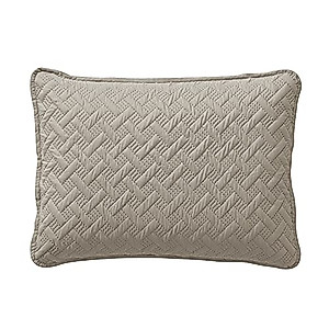 VCNY Home Quilt Nina Collection, 3pc Full/Queen Set, Taupe