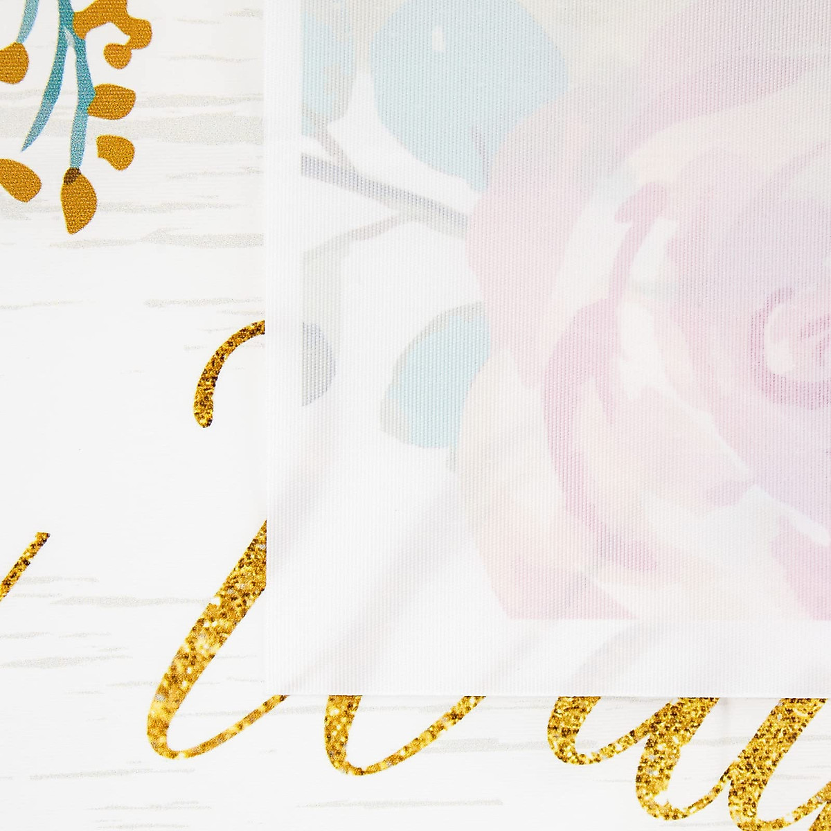 Sparkle and Bash 80 Pieces Elephant Baby Shower Decorations for Girl, Balloon Kit and 5x3 Backdrop (White, Pink, Gold)