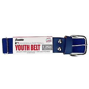 Franklin Sports unisex child apparel belts, Royal Blue, 22 to 42 US