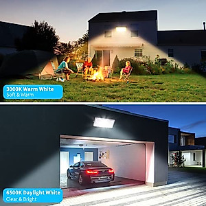Ankishi 100W Led Flood Light Outdoor 10000LM Bright Security Work Light IP65 Waterproof Flood Lighting 6500K Daylight White Floodlight Fixtures for Yard Garden Patio Basketball Court Stadium Garage