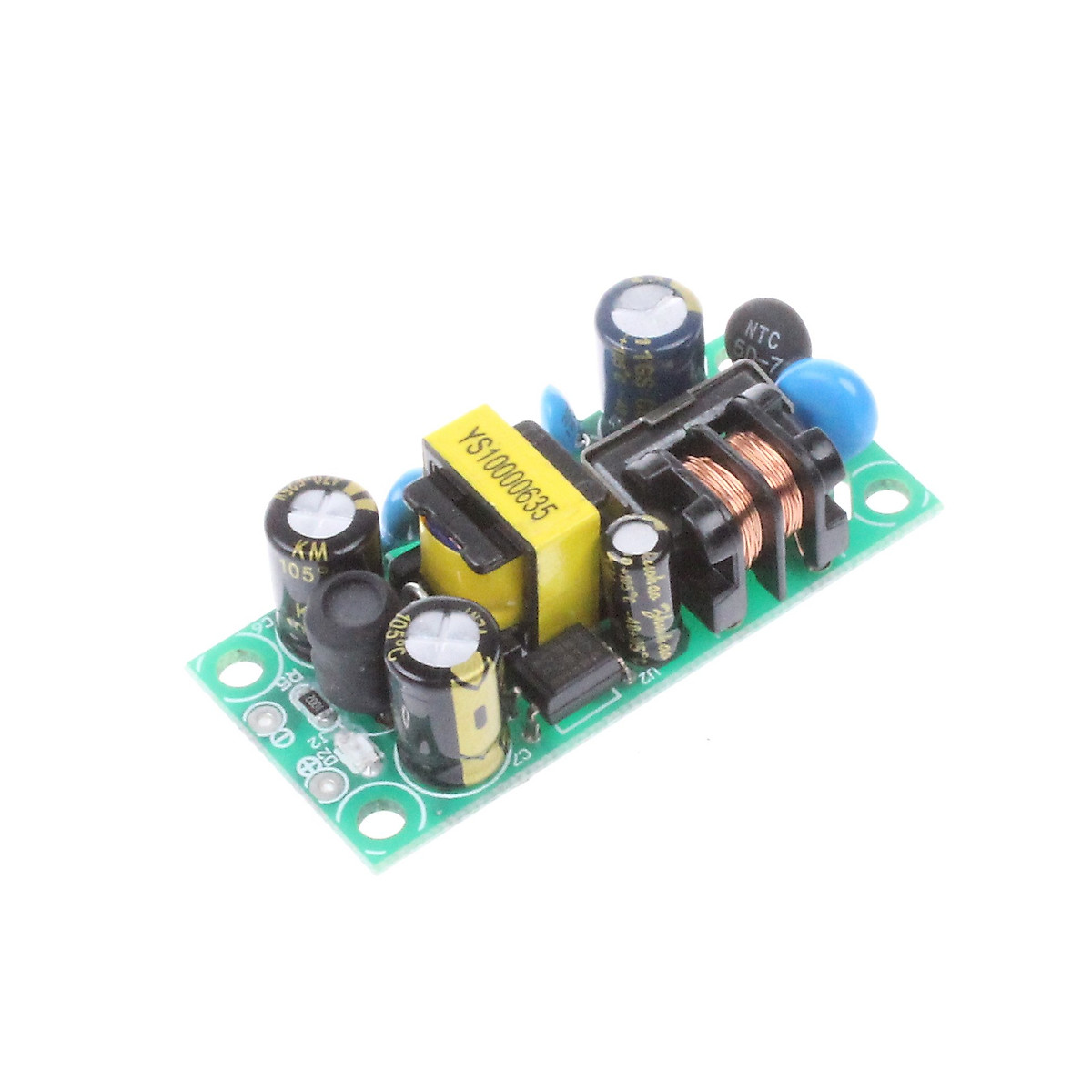 NOYITO AC to DC Precision Buck Power Supply Module AC 120V 100V-264V to 12V 500mA Isolated Step-Down DC Module (12V 500mA) Green