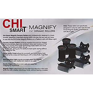 CHI Ceramic Rollers Assortment Medium Rollers + Clips