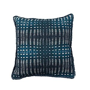 Creative Co-Op Cotton Slub Tie Dye Throw Pillow Cover, Multicolor