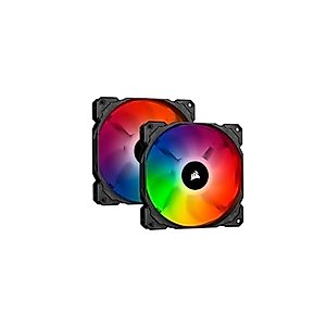 Corsair iCUE SP140 RGB Pro Performance 140mm Dual Fan Kit with Lighting Node Core