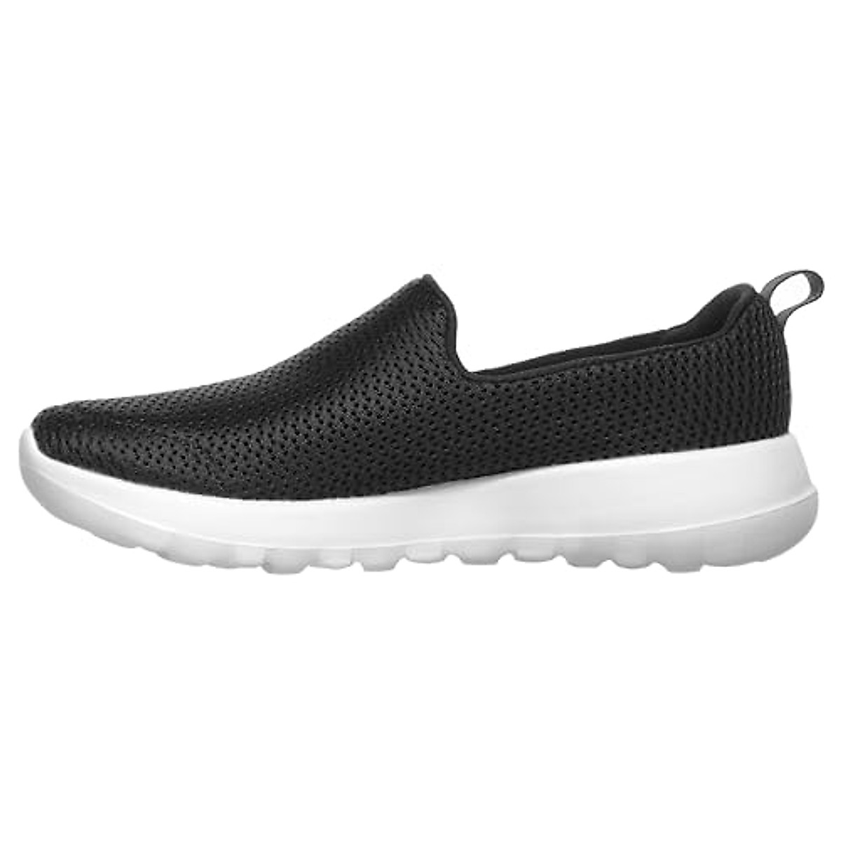 Skechers Women's Go Walk Joy Sneaker, Black/White, 8