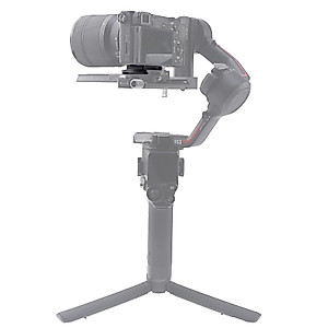 FocusFoto Upper Quick Release Baseplate QR Plate for DJI Ronin RS2 RSC2 RS3 Pro Gimbal Stabilizer Arca-Swiss Standard Camera Tripod Ballhead (Standard Version)