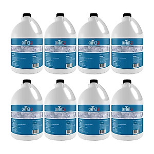 CHAUVET DJ 1 Gallon of Fog Smoke Juice Fluid for Fog Machines (8 Pack) | 8 x FJU