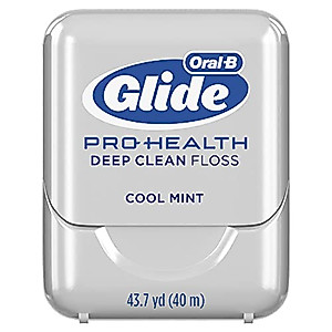 Oral-B Glide Pro-Health Dental Floss, Deep Clean, Mint, 40m, Pack of 6