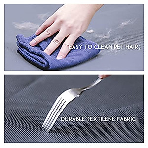 Elevated Dog Bed, Western Home Raised Dog Bed Cot for Large Medium Small Dogs, Portable Pet Cot for Indoor and Outdoor with Breathable Mesh, Durable Frame and Skid-Resistant Feet