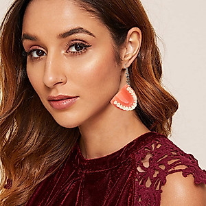 GBAHFY Denture Earrings Funny Hand-made Ear Pendant Tooth Shaped Earrings Exaggerated Ear Decors for Party Festival Woman (Tooth Shaped Earrings)