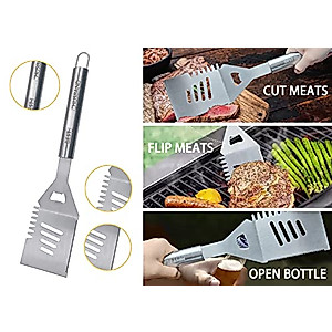 Valentines Day Gifts for Husband Personalized Unique Valentines Day Gifts for Him Husband, Grilling Men V Day Gift from Wife Stainless Steel BBQ Tool Gift for Husband Birthday Anversary Heavy Duty Set