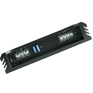 Audiobank AB1400.2 2 Channel 2400 Watt 2 Ohm A/B Class Car Audio Stereo BASS Amplifier with Bass Control, Bridgeable, LED Indicator with Bass Knob Included