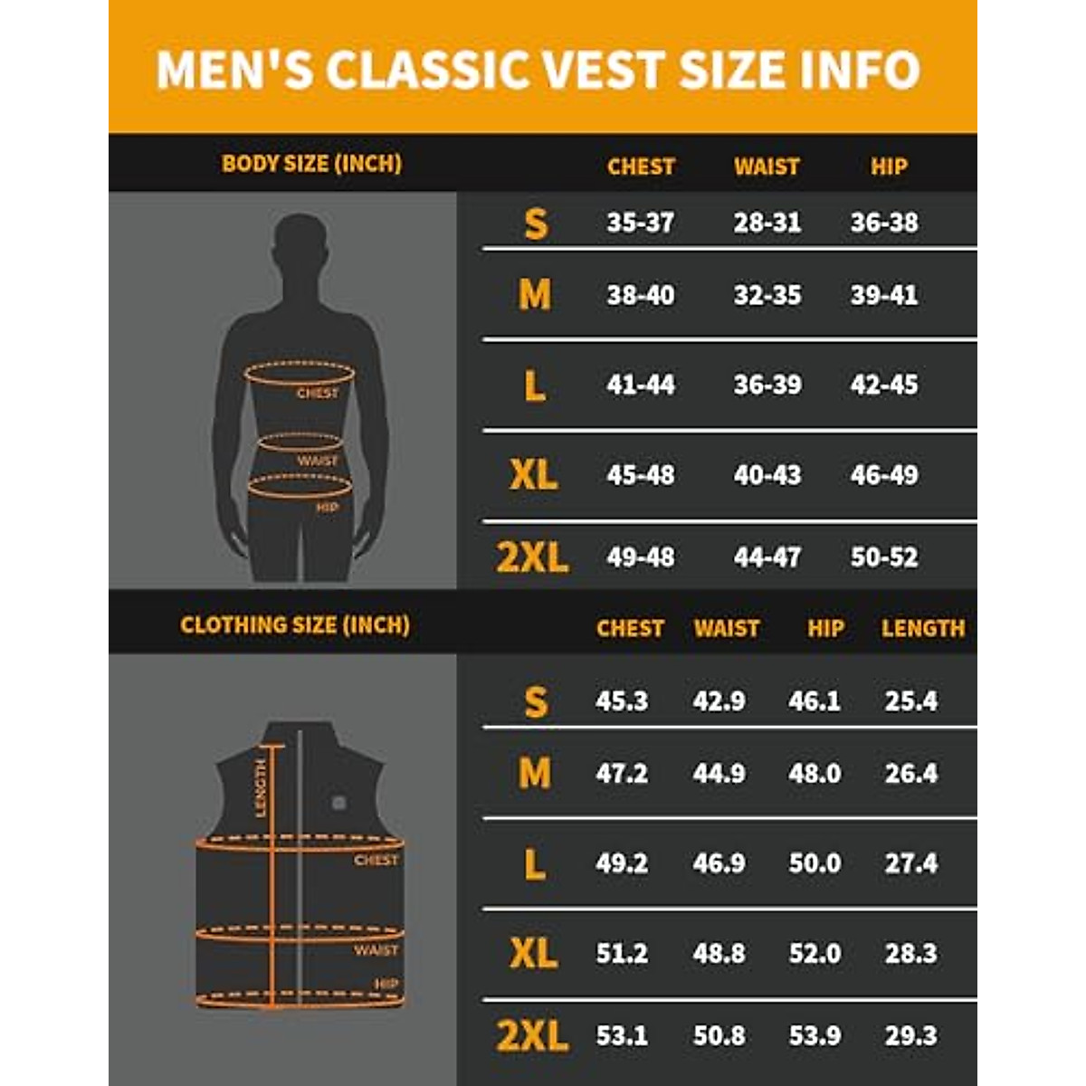 Sofe Lightweight Heated Vest for Men/Women with Battery Pack Rechargeable Electric Heated Apparel Battery Included