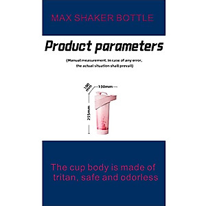 ZWZX Electric protein shaker bottle Electric shake cup Rechargeable high speed - Made of tritan - BPA Free - 28ounce Portable mixing cup（Pink）