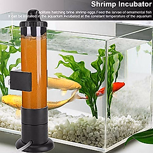 Brine Shrimp Eggs Incubator 380ml Plastic Aquarium Artemia Eggs Hatchery Kit Fish Tank Shrimp Breeding Hatcher