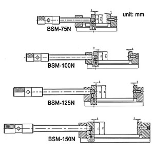 KAKA INDUSTRIAL Drill Press Clamping Vice,Precise Drilling Press Vise (BSM-75N)