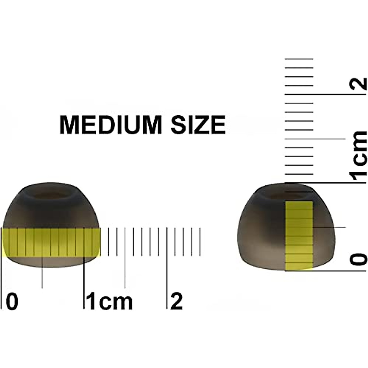 12pcs (TRS-B) 4S / 4M / 4L Replacement Set Ear Adapters Ear Tips Earbuds Compatible with Sol Republic AMPS, AMPS HD, Jax, Shadow and Relays Sport Wireless In-Ear Earphones