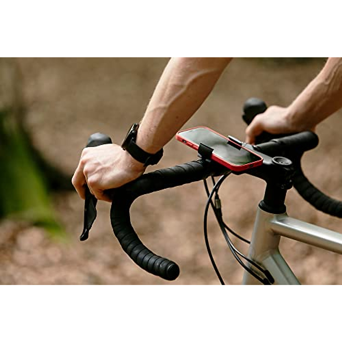 Loop Mount Twist - Universal Bike Phone Mount - fits Almost All Phones and Bars - no Special case Needed