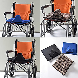 NACHEN Ergonomics Wheelchair Cushion, Elderly Nursing Anti-Bedsore Seat Pad for Bedridden Disabled for Pain Relif, Tailbone Hemorrhoid Cushion