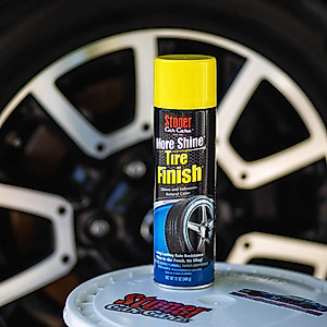 Stoner Car Care 91094 12-Ounce More Shine Tire Finish Non-Greasy Spray Enhances and Restores Your Tires Natural Color, Pack of 1