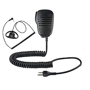 KCTIN Speaker Mic for Midland with 3.5mm Earpiece for GXT1000VP4 LXT600VP3 GXT1050VP4 GXT1000XB Walkie Talkies