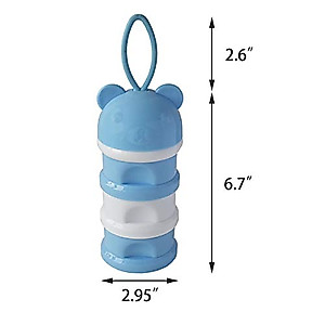 Portable Bird Feeder Cups Bird Food Water Treat Box Parrot Food Storage Container，Pet Travel Feeder(Blue)